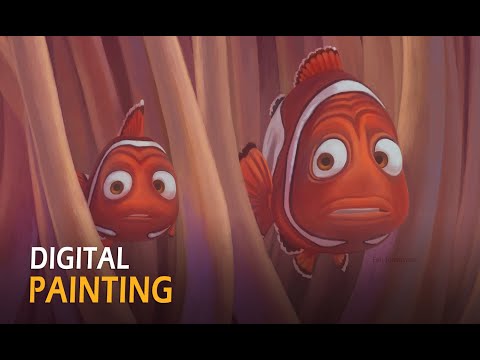 Finding Nemo, A Father and Son Moment | Digital Painting