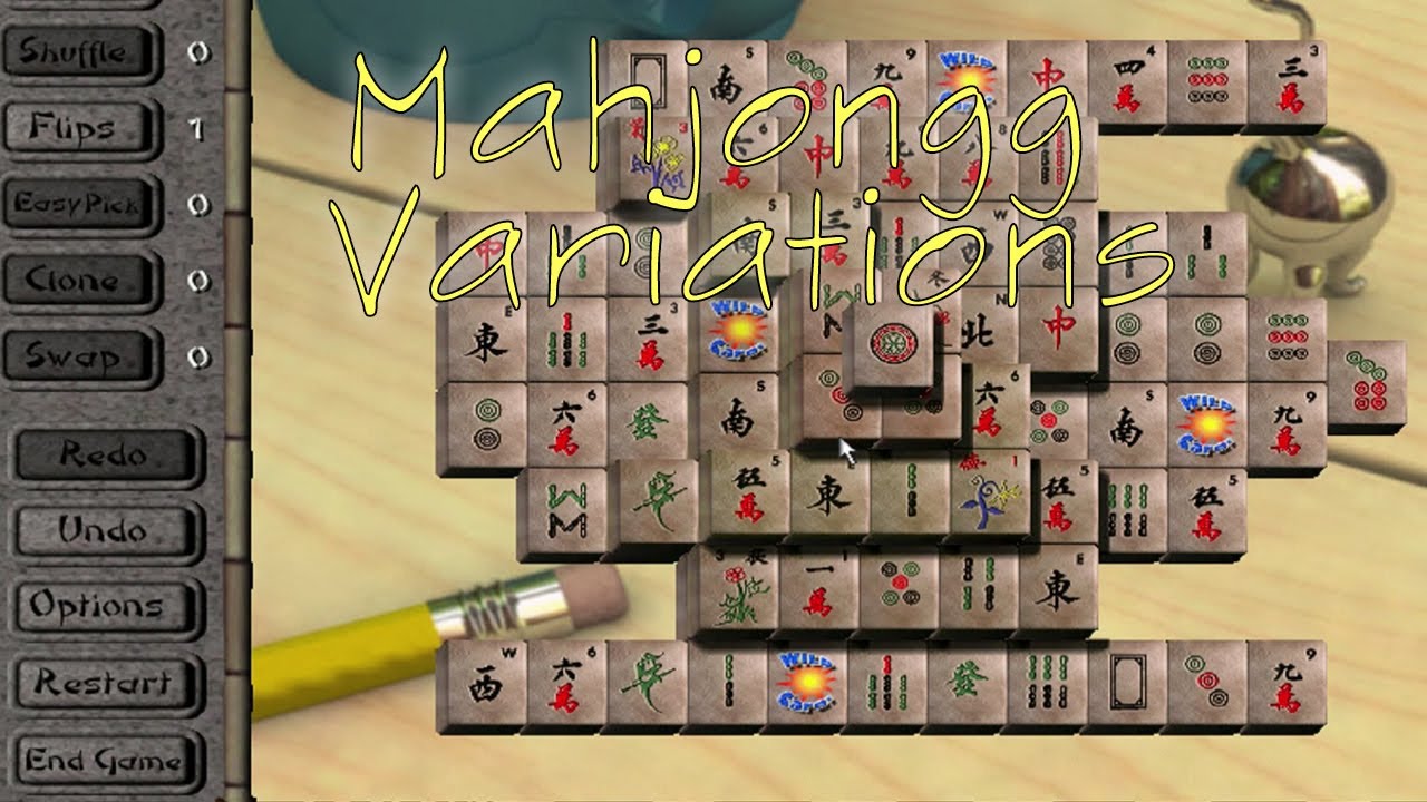 Mahjongg Variations (Windows game 2002) - YouTube