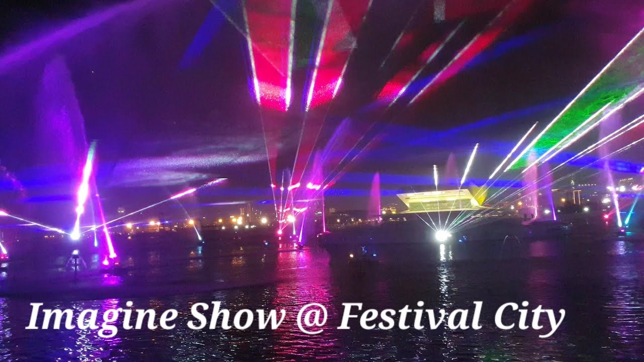 Imagine Show @ Dubai Festival City Mall, New laser and light shows ...