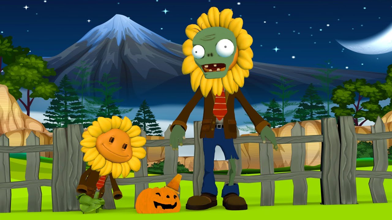 Pumpkin Sunflower Attack on Zombie Plants vs Zombies - Animation ...