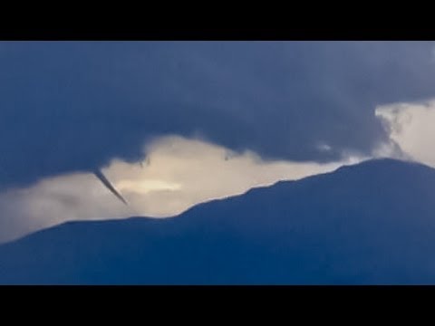 Funnel Cloud Over Pikes Peak - YouTube