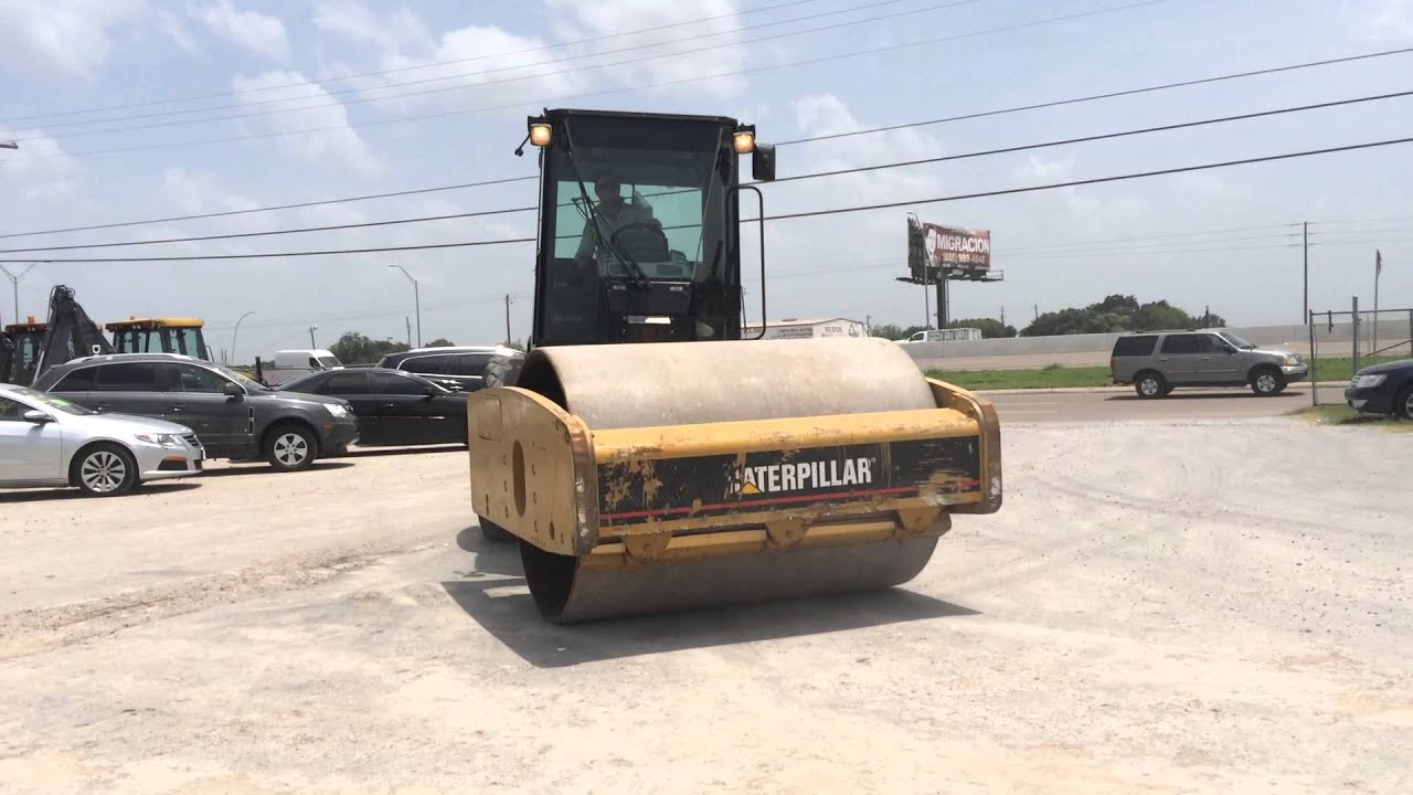 2007 CAT CS-583E - YouTube