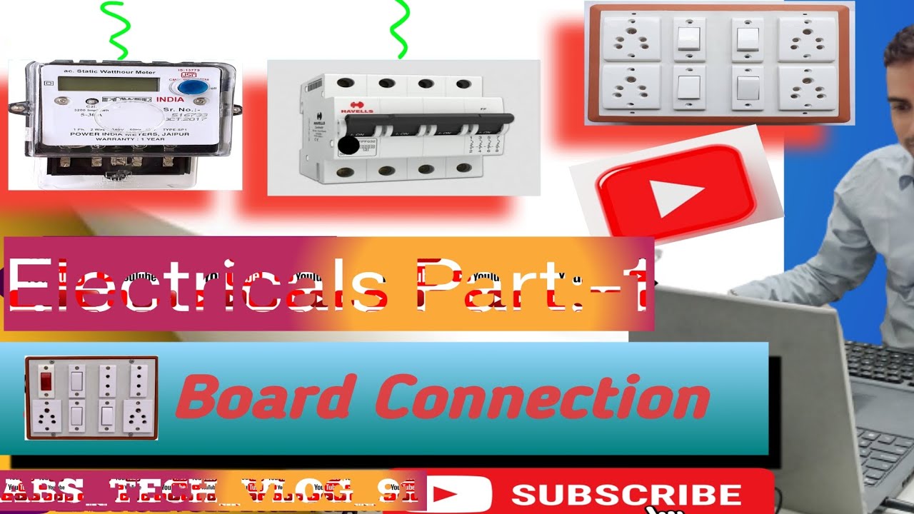 electrical board connection// Switch socket board connection ...