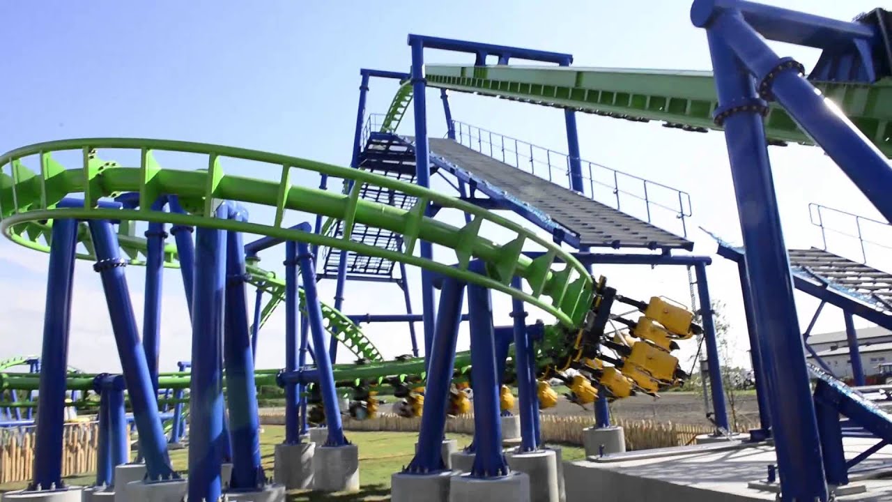 Energylandia w Zatorze: Roller Coaster Dragon - YouTube