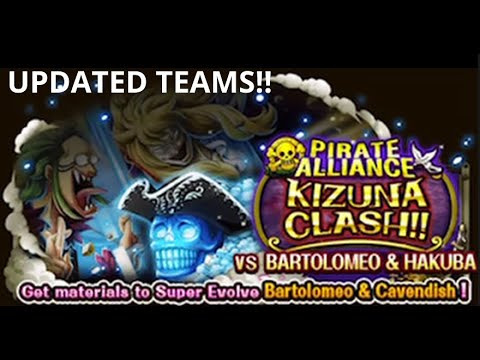 MY UPDATED (MORE DAMAGE) TEAMS FOR BARTO/CAVENDISH KIZUNA CLASH ON OPTC ...
