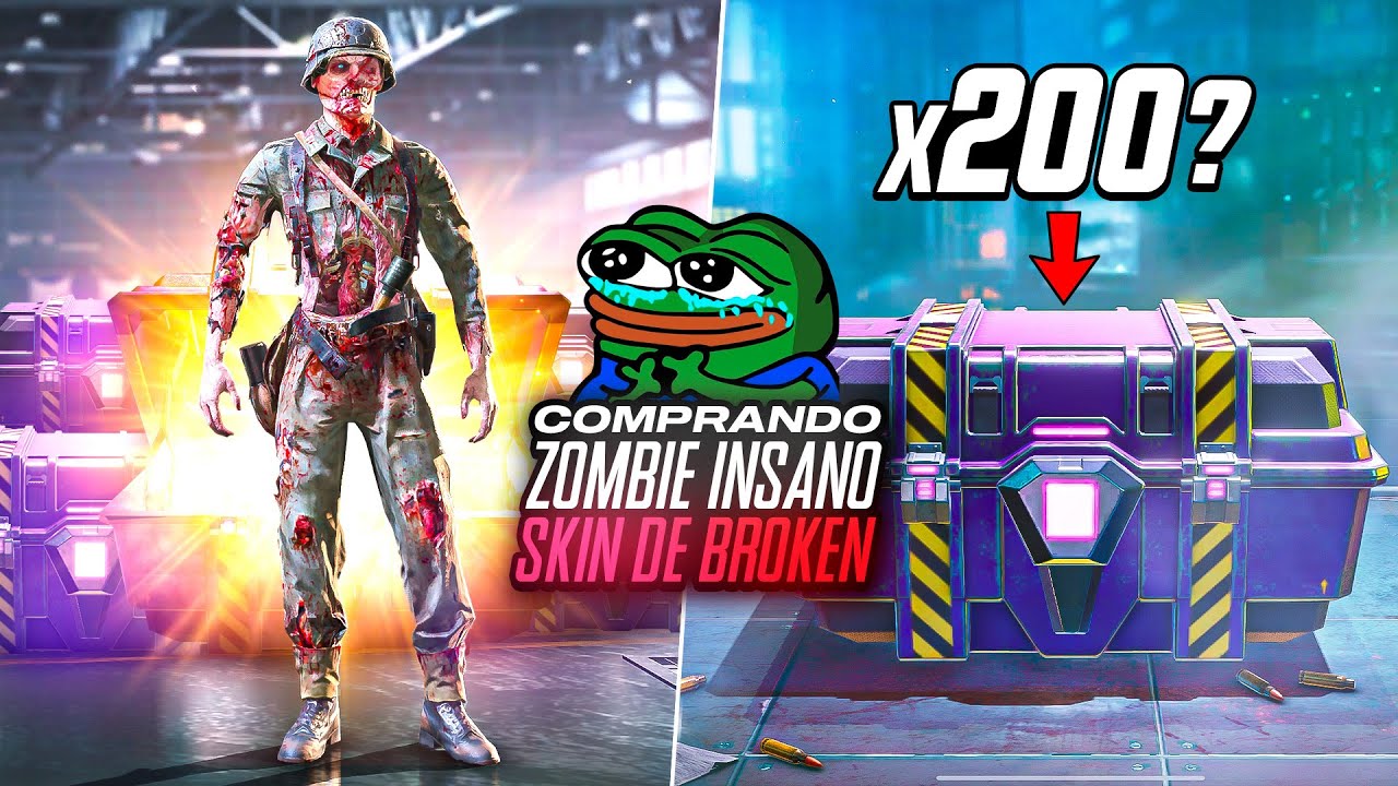 COMPRANDO las Cajas del Zombi Wicht Warden (Broken) | COD mobile - YouTube