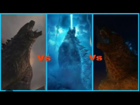 Godzilla 2021 Vs Godzilla 2019 Vs Godzilla 2014 Kaiju Universe ( feat God slasher and Lucifer ...