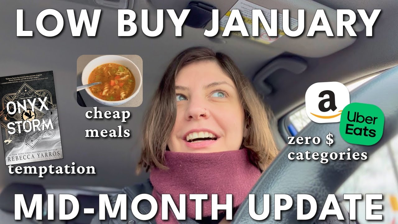 Halfway through low-buy January | frugal meals, Onyx Storm temptation + my zero-spend categories ...