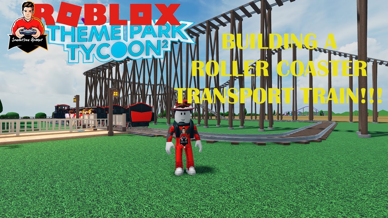Building A Roller Coaster TRANSPORT TRAIN In THEME PARK TYCOON 2 # ...