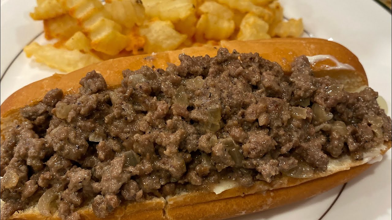 Quick Easy Dinner |Cheeseburger Subs|School Cafeteria Recipe # ...