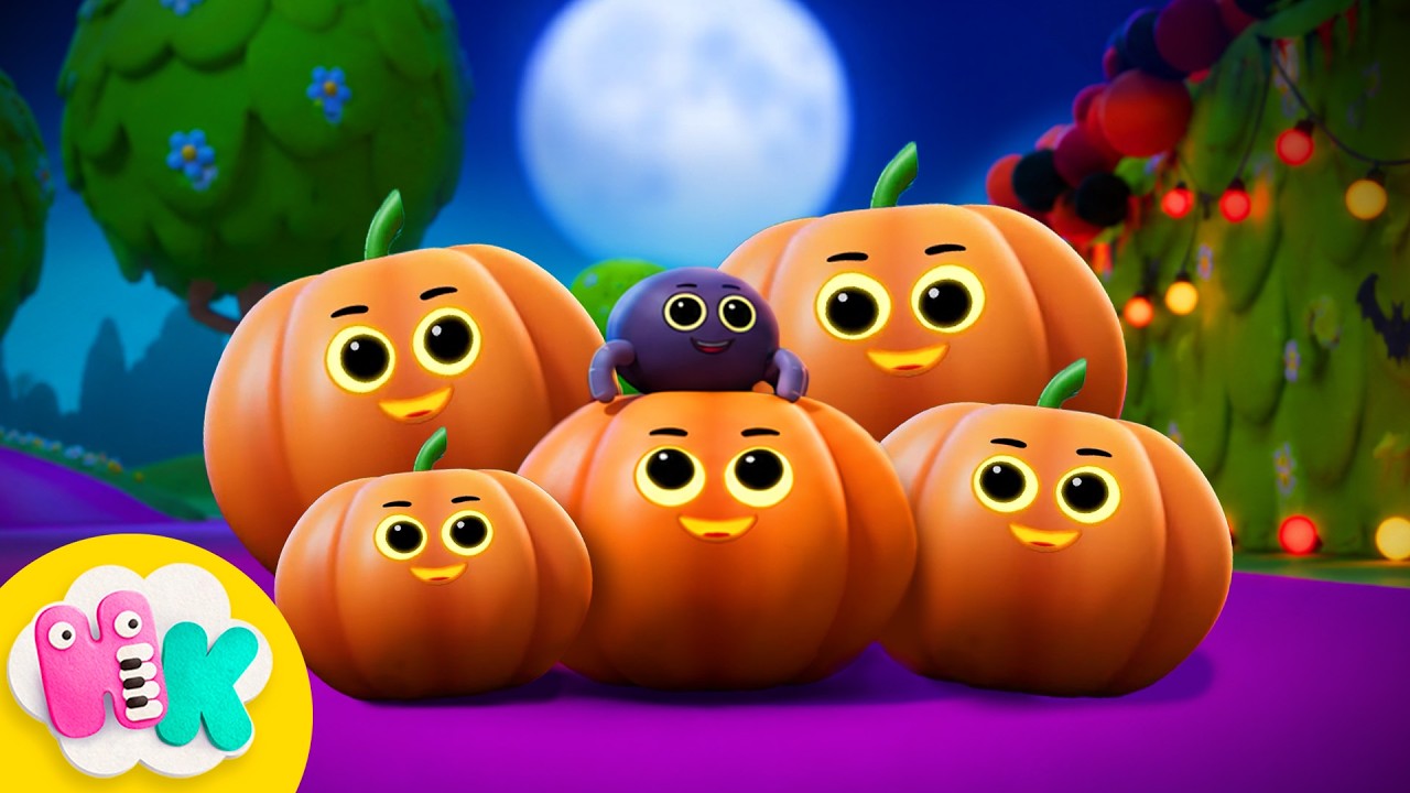 Cinque Piccole Zucche 🎃😱 Canzone di Halloween per Bambini | HeyKids ...