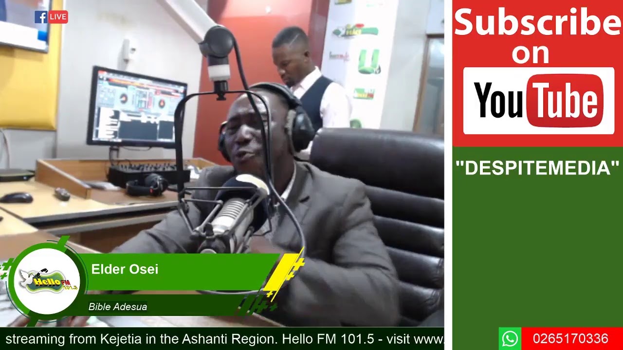 SUNDAY CHURCH SERVICE WITH REV. JOSHUA OBENG (CCC) - YouTube