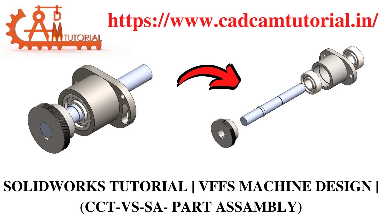 SOLIDWORKS TUTORIAL | VFFS MACHINE DESIGN | CCT-VS-SA- Assambly - YouTube