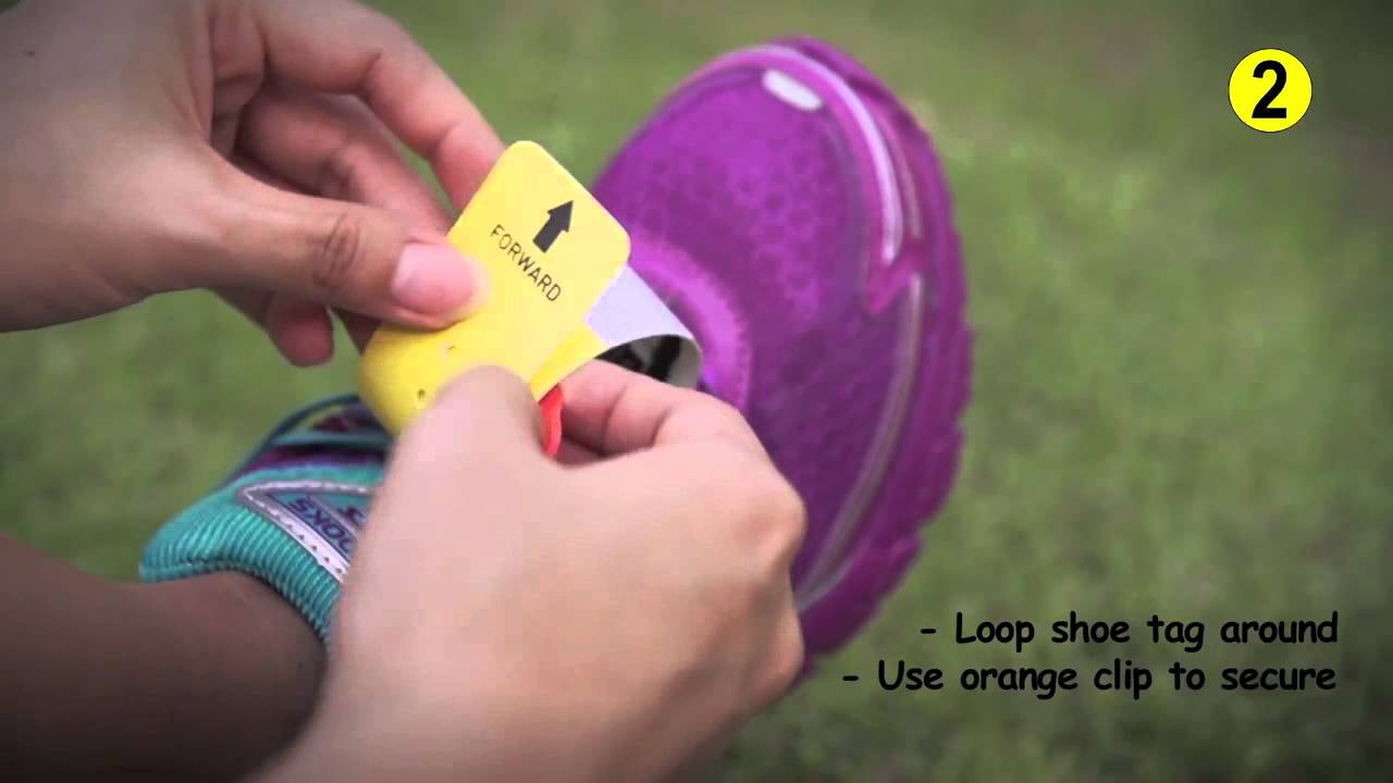 How to wear your Racetime Shoe Tag - YouTube