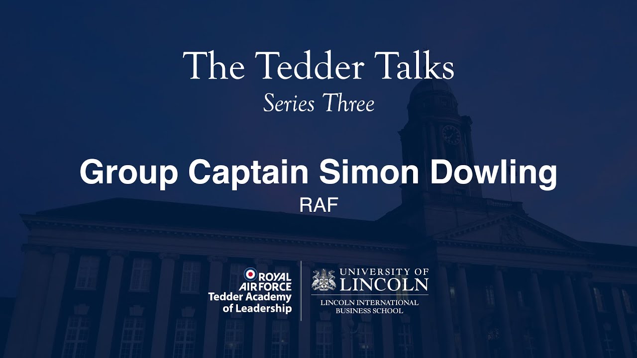 Tedder Talks 2021 - Group Captain Simon Dowling - YouTube