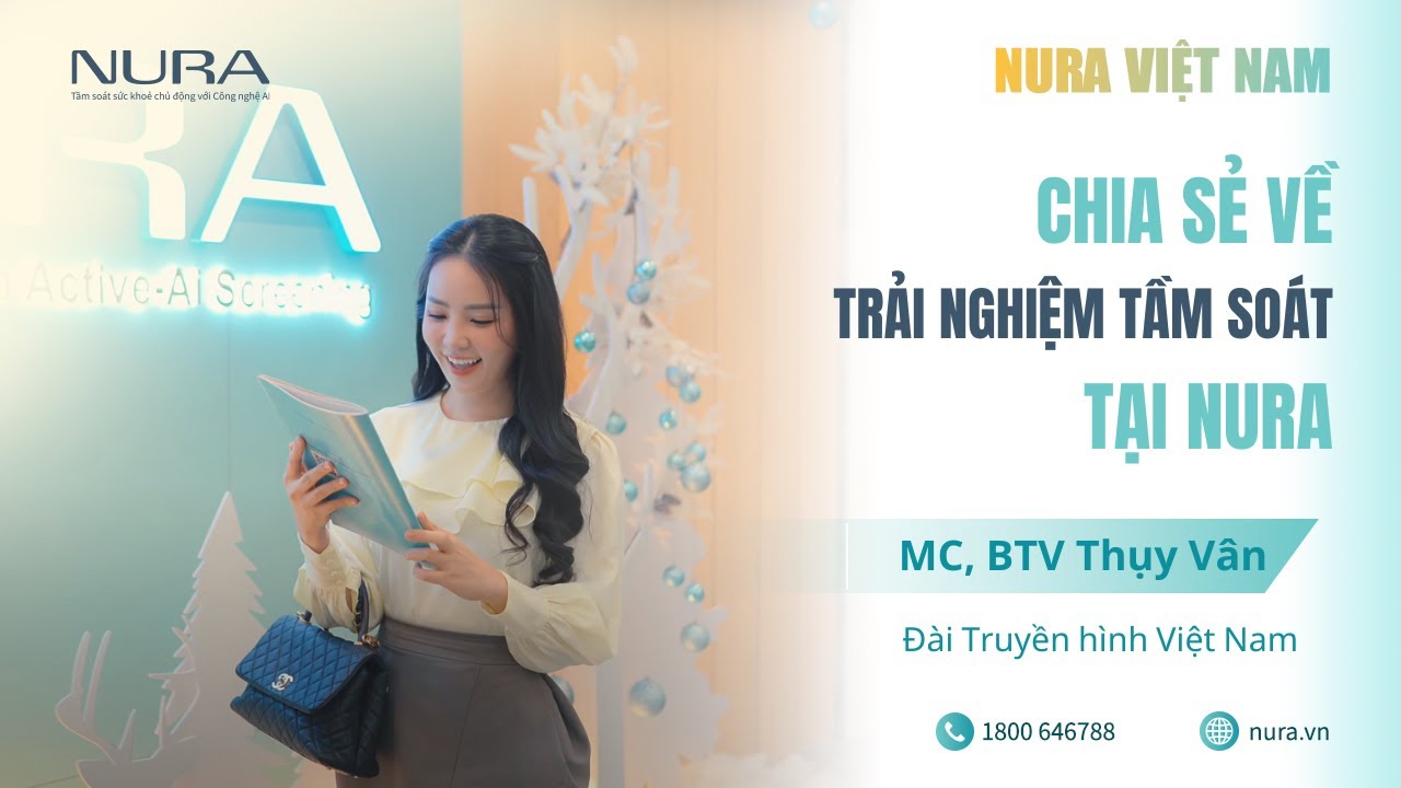 BTV Á hậu Thụy Vân | Chia sẻ trải nghiệm tầm soát sức khỏe tại NURA! - YouTube