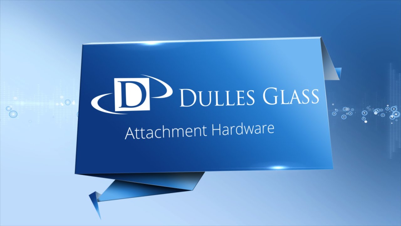 Dulles Glass | Frameless Shower Door Hardware - YouTube
