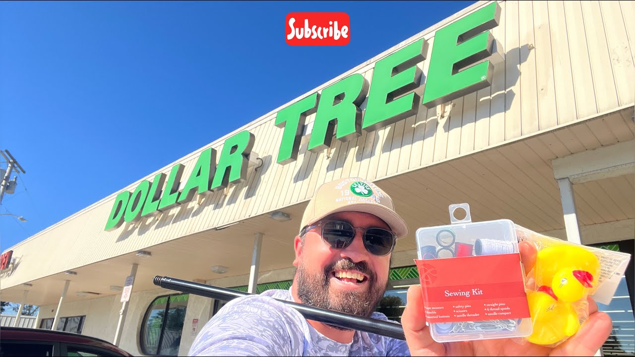 $10 Dollar Tree Fishing Challenge (No Rod, No Reel, No Hooks) - YouTube