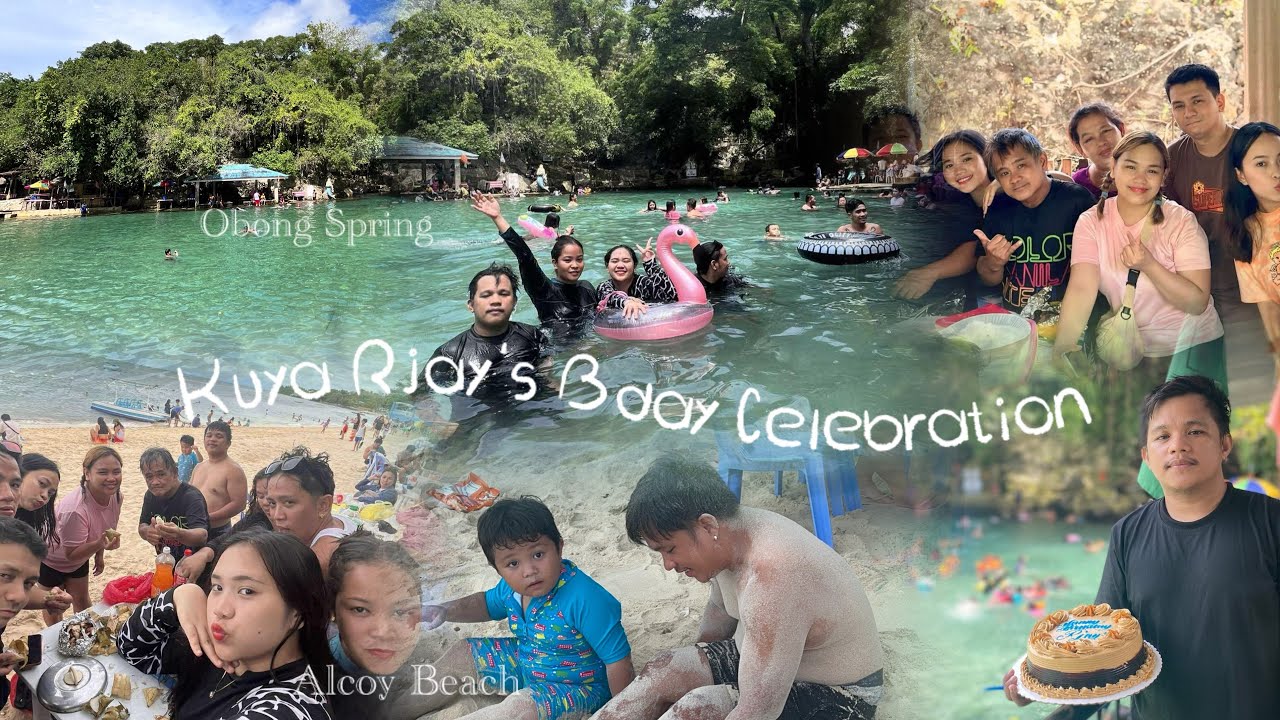 Kuya Rjay’s Bday Celebration at Obong Spring & Alcoy Beach 🤍 - YouTube