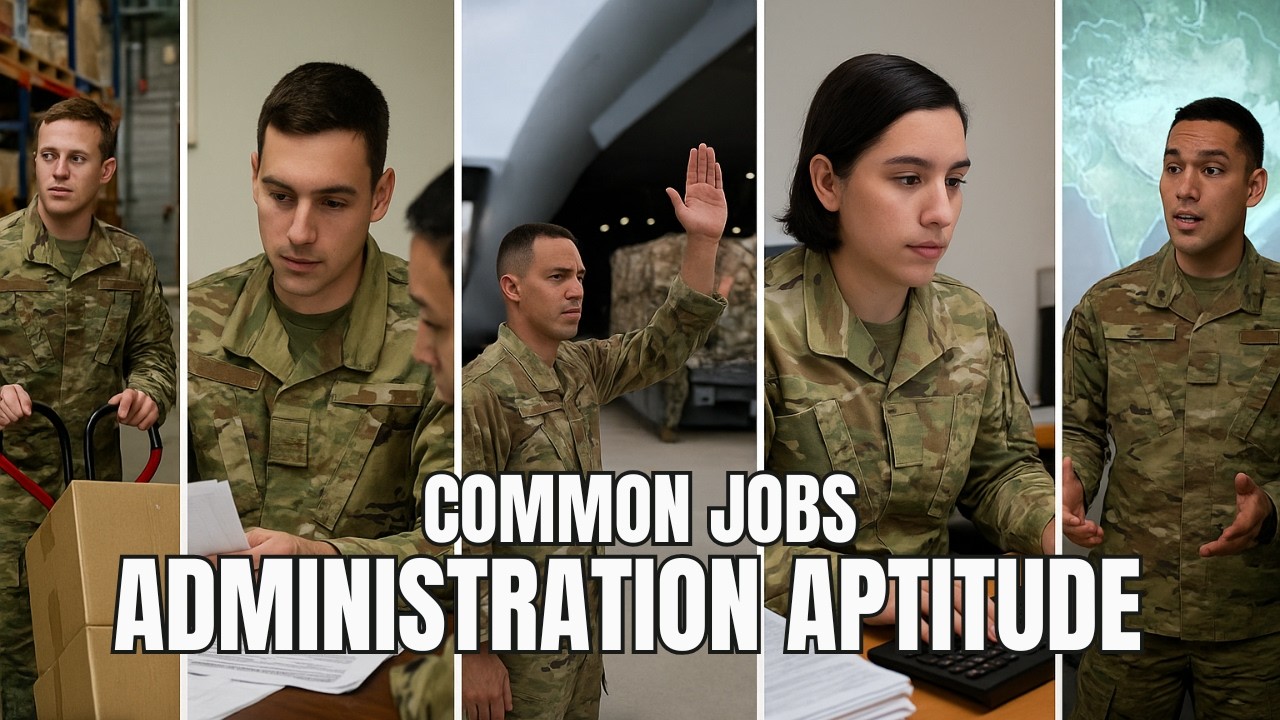 5 Most Common Air Force Jobs (Administrative Aptitude) - YouTube