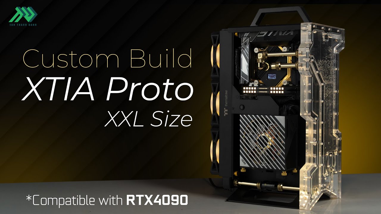 Custom ITX Case/ Watercooling : Asus ROG Z790-I/ Intel Core I9 13900K ...