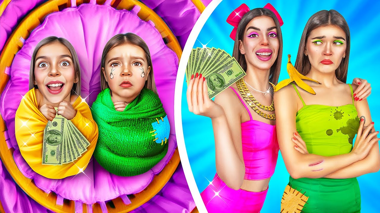 ¡Hermana Pobre versus Hermana Rica! ¡Mi Hermana Gemela se Hace ...