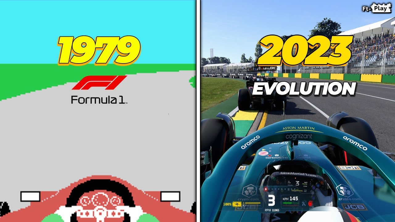 Every Formula 1 GAMES Evolution 2/ Facts 1978 - 2023 | 3000039 Revision ...