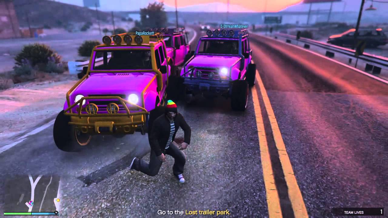 Grand Theft Auto V Professional mercenaries hard at work - YouTube