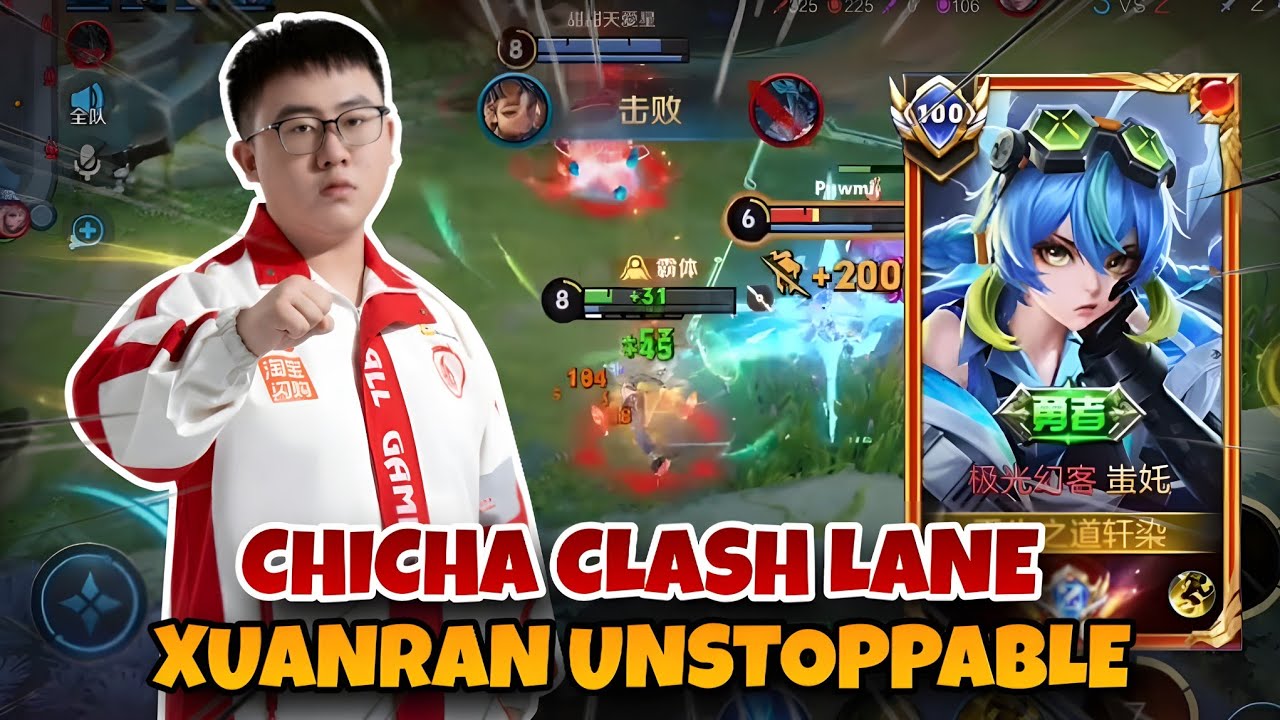 AG XUANRAN’S CHICHA CLASH LANE 🤯 RUTHLESS PLAYS AND NONSTOP ENEMY ...