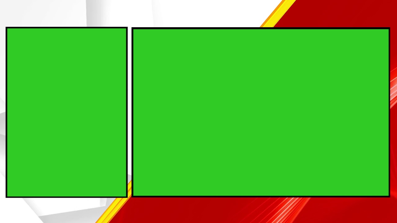 News Frame Green Background full hd - YouTube