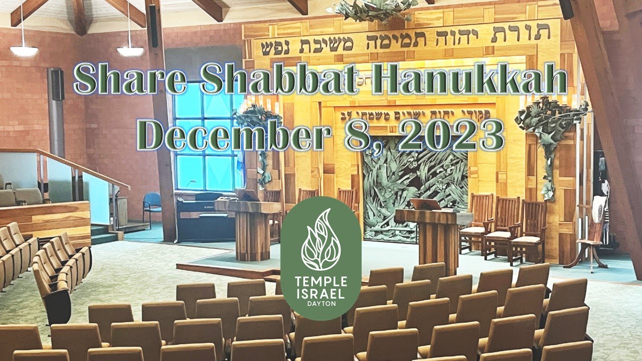 Share Shabbat Hanukkah Services - December 8, 2023 - YouTube