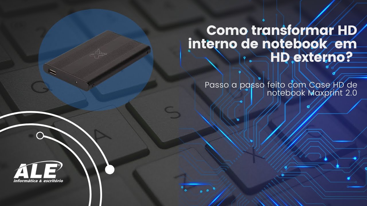 Como Transformar HD Interno de Notebook em HD Externo - YouTube