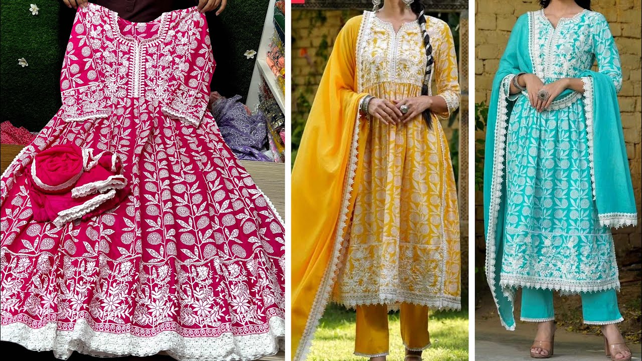 Latest design Nayracut,three piece,kurti collection 2023 || সবচেয়ে ...