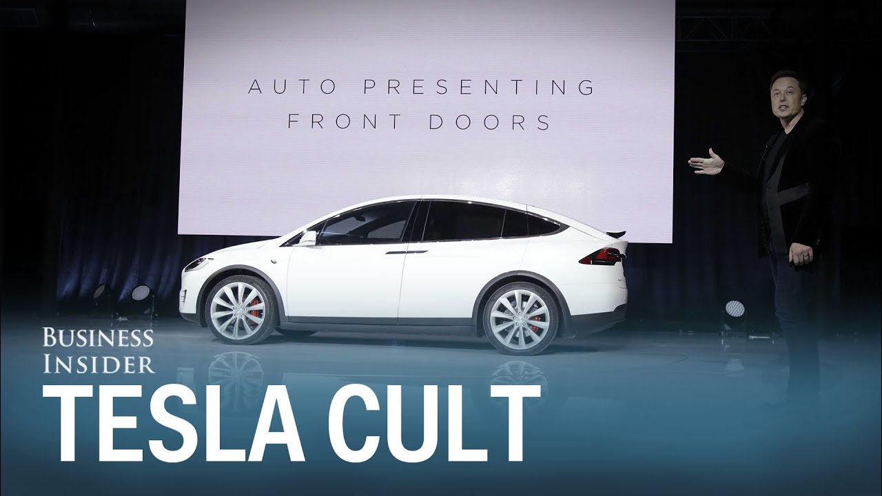 If you think Apple is a cult, you haven't been to a Tesla event - YouTube
