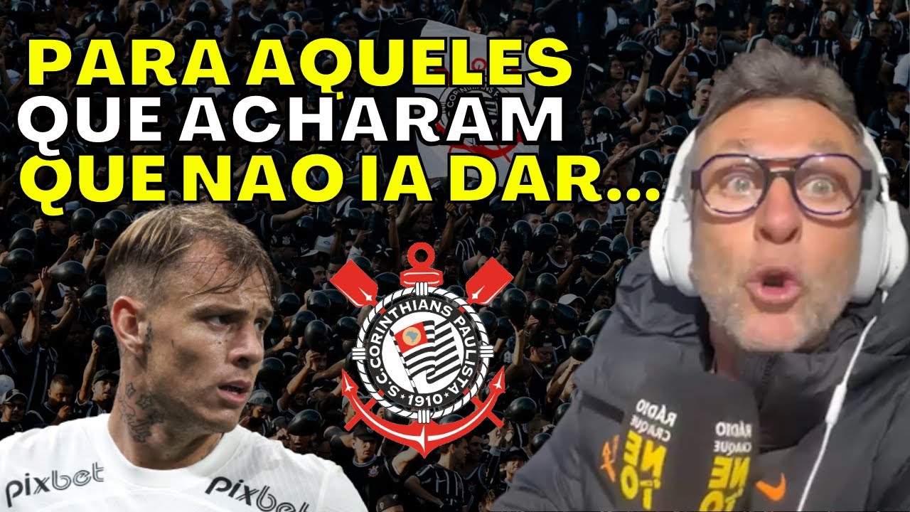 É FESTA! CRAQUE NETO: CORINTHIANS É FORTE CANDIDATO PARA SER CAMPEÃO DA ...