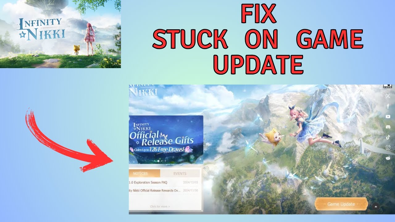 How to Fix Infinity Nikki Stuck on Game Update - YouTube