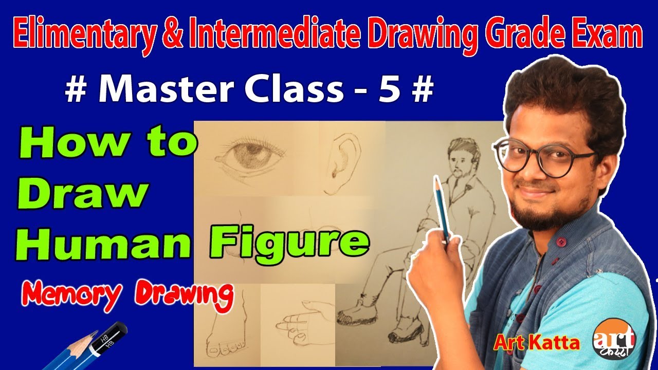 #Master Class - 5# How to Draw Human Figure #Memory Drawing# - YouTube