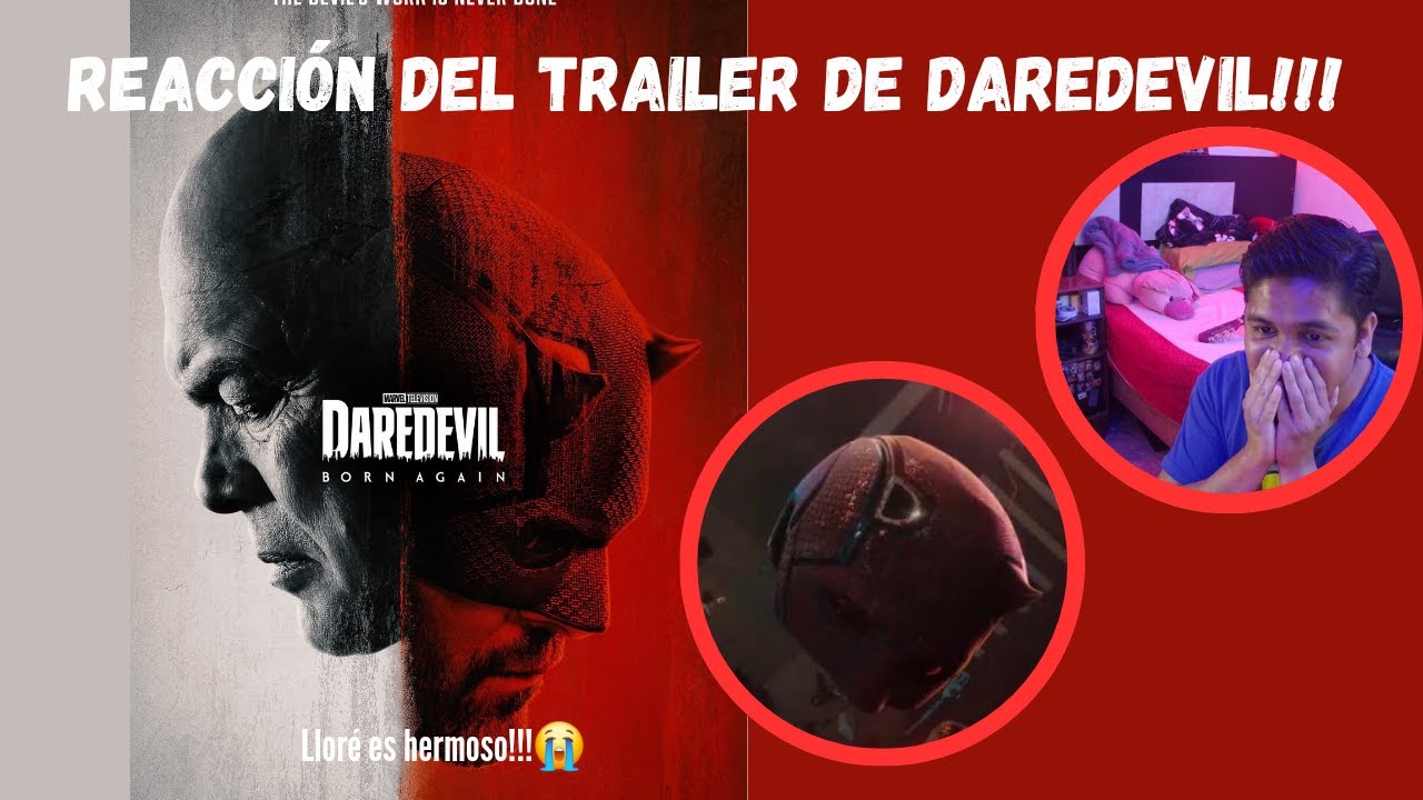 El momento más esperado ha llegado!!! Quiero llorar!! Reacción al trailer de Daredevil: Born ...