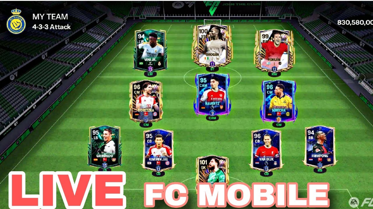 English FC Mobile : 👍 Good stream | Playing Solo | Streaming with ...