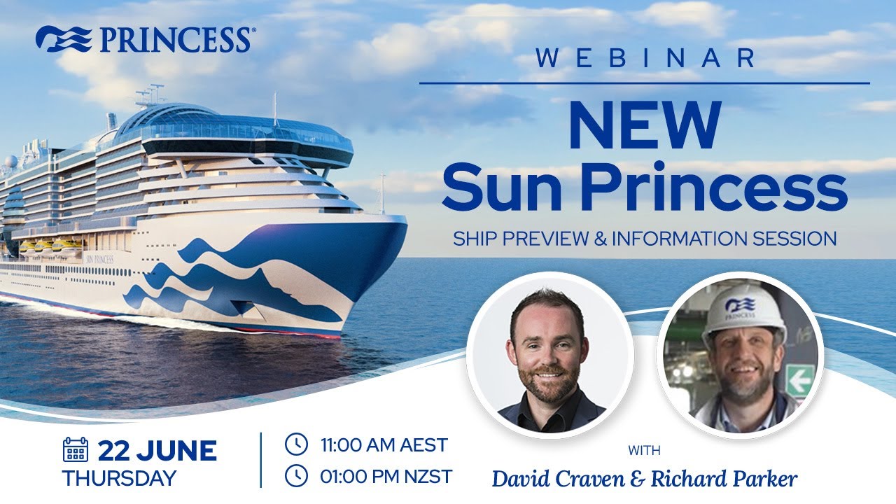 NEW Sun Princess Ship Preview & Information Session - YouTube