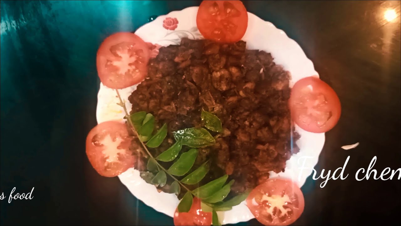 How to make fried chemeen roast - YouTube