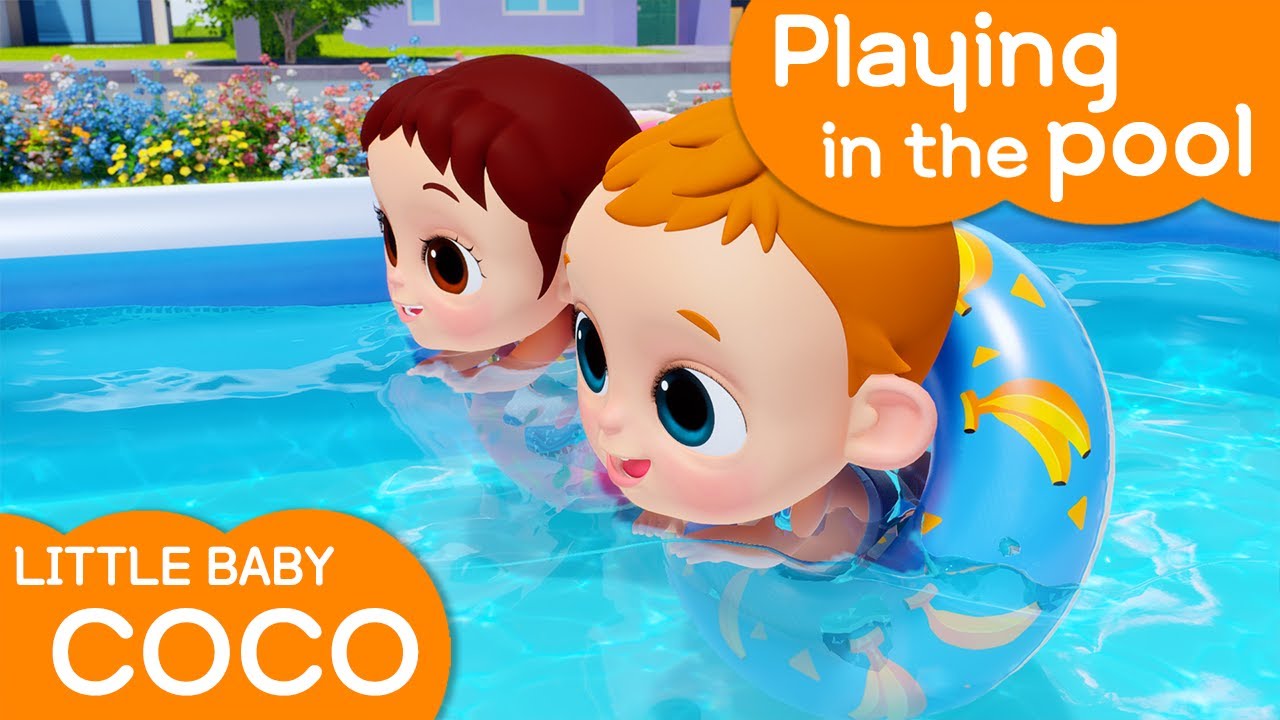 [Littlebaby COCO] Playing in the Pool🌊 | Preschool Song🎶 | Swim🏊️ ...