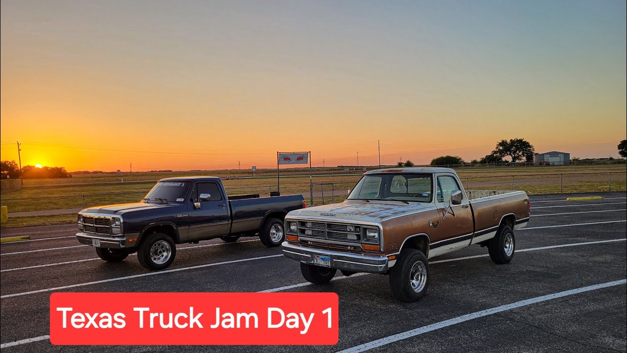 We went to Texas Truck Jam! (Travel Day & Day 1) - YouTube