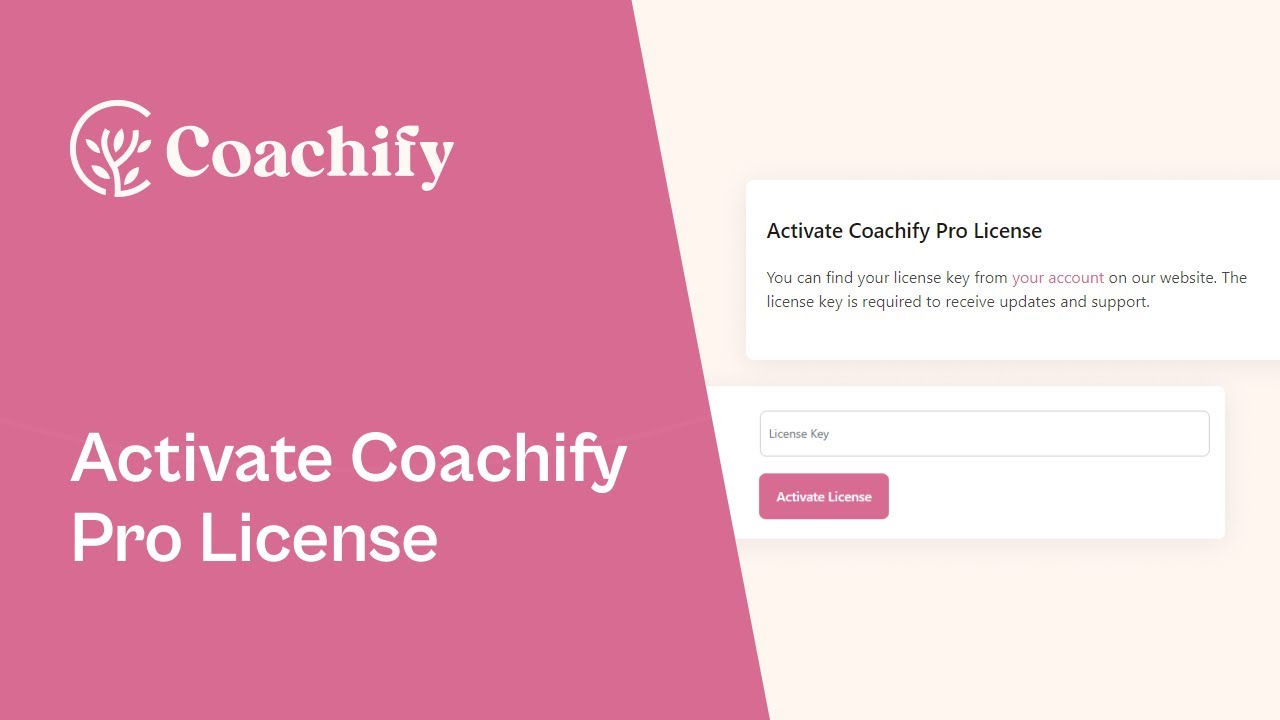 How to Activate Coachify Pro License Key | Coachify Pro Tutorial - YouTube