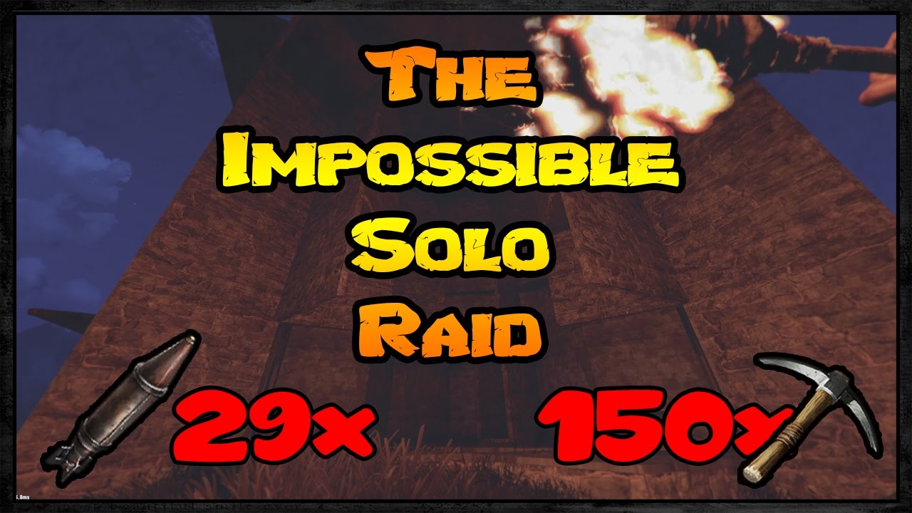 Rust | THE IMPOSSIBLE SOLO RAID - Vanilla - YouTube