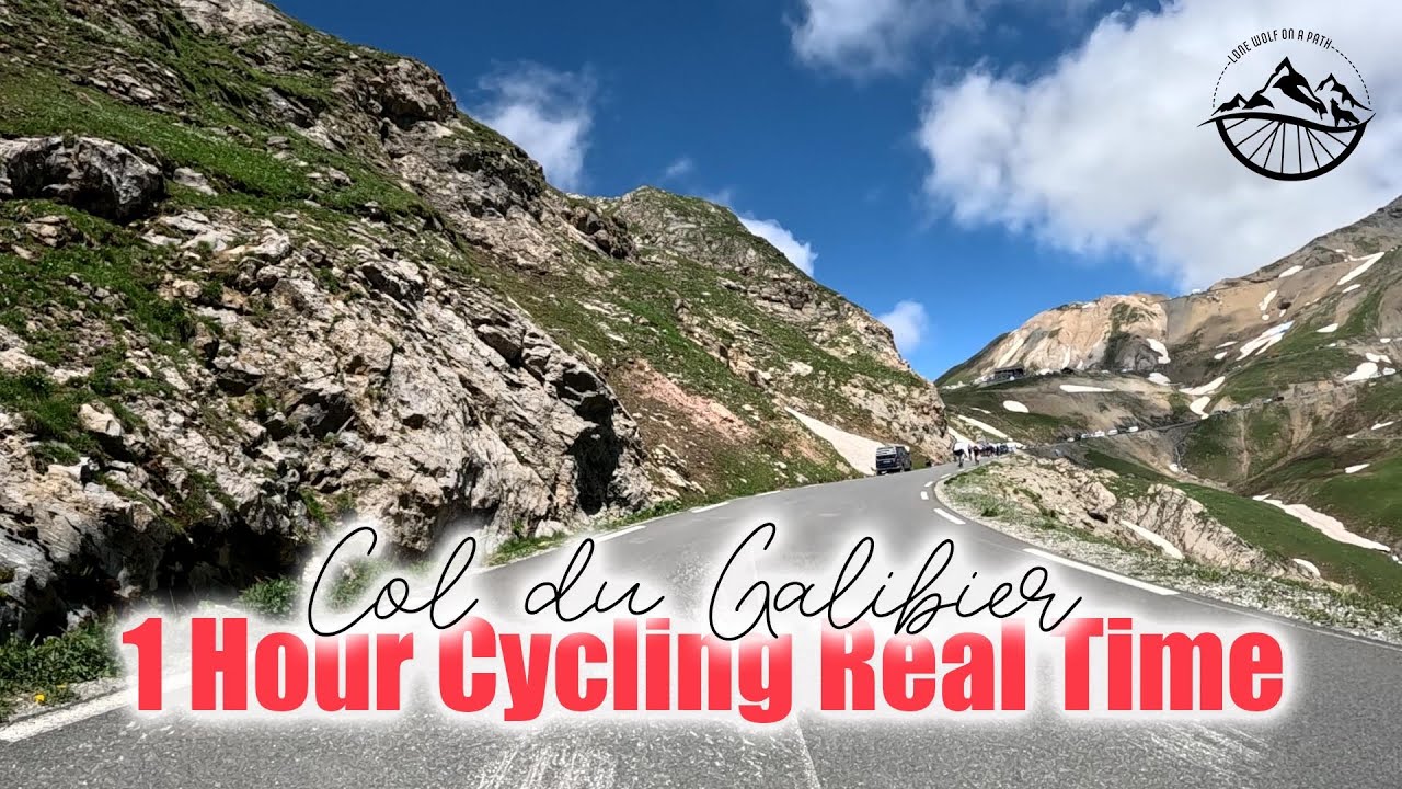 One Hour Cycling Real Time - Col Du Galibier - TdF 2024 Stage 4 #tdf # ...