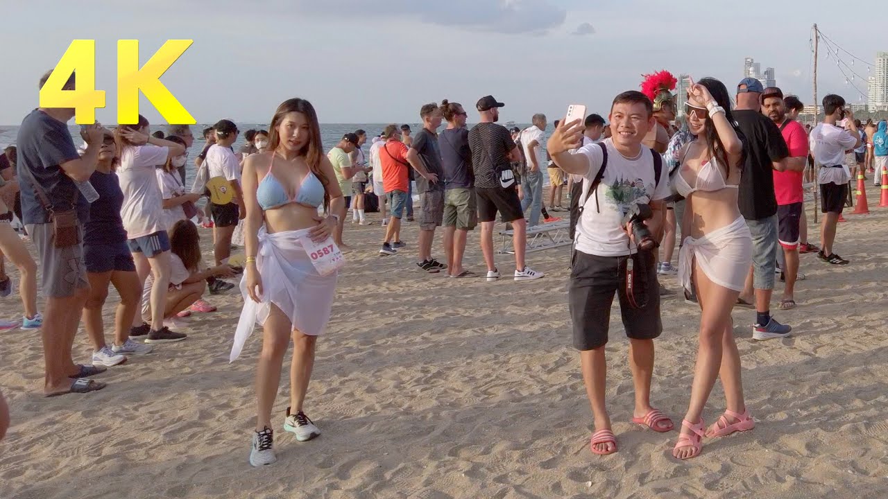 [4K] Pattaya International Bikini Beach Race 2022 - Part 1 / Pattaya - YouTube