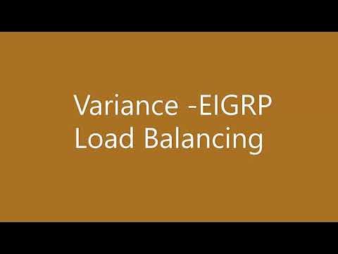 Variance EIGRP Unequal Cost Load Balancing in Hindi - YouTube