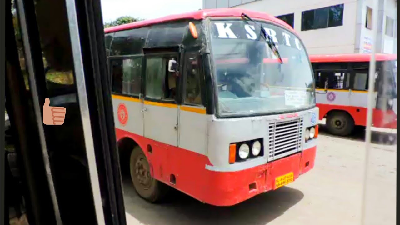 Karnataka SRTC Bus Entering Gundlpet Bus Stand, Mysore - YouTube