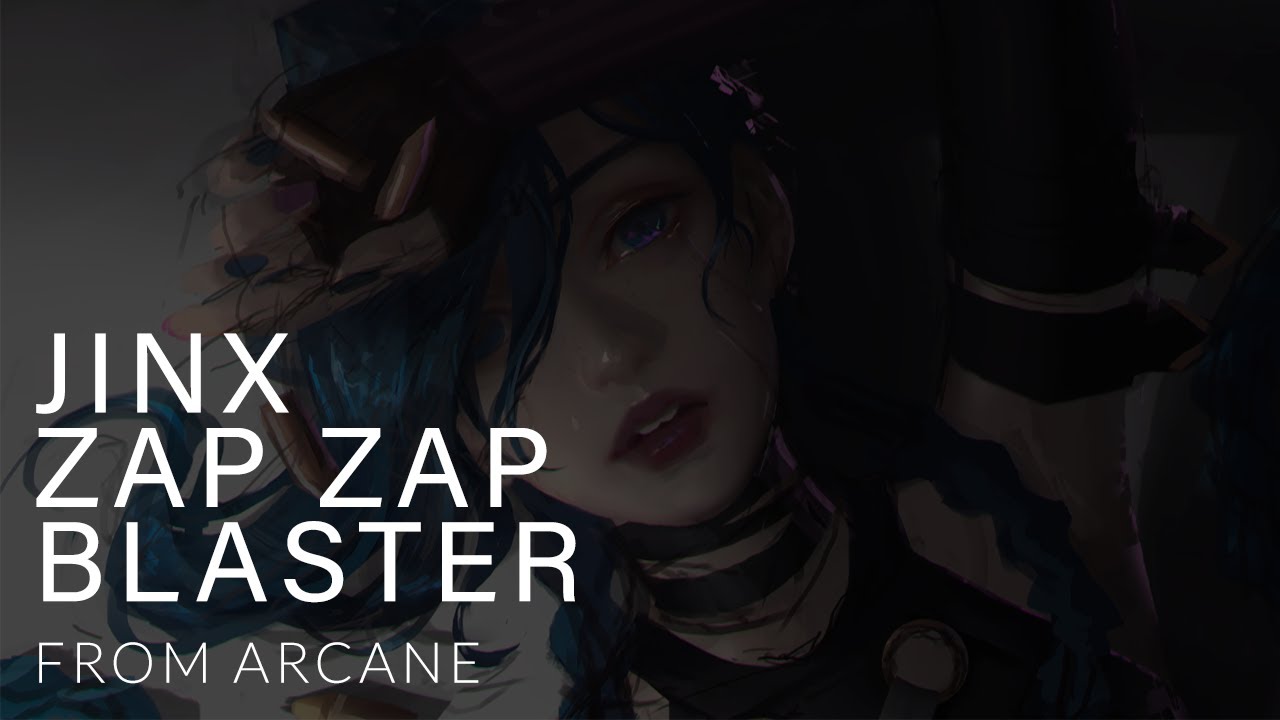 Jinx Zap Zap Blaster | from Arcane | 3D Printed | Cosplay Props - YouTube